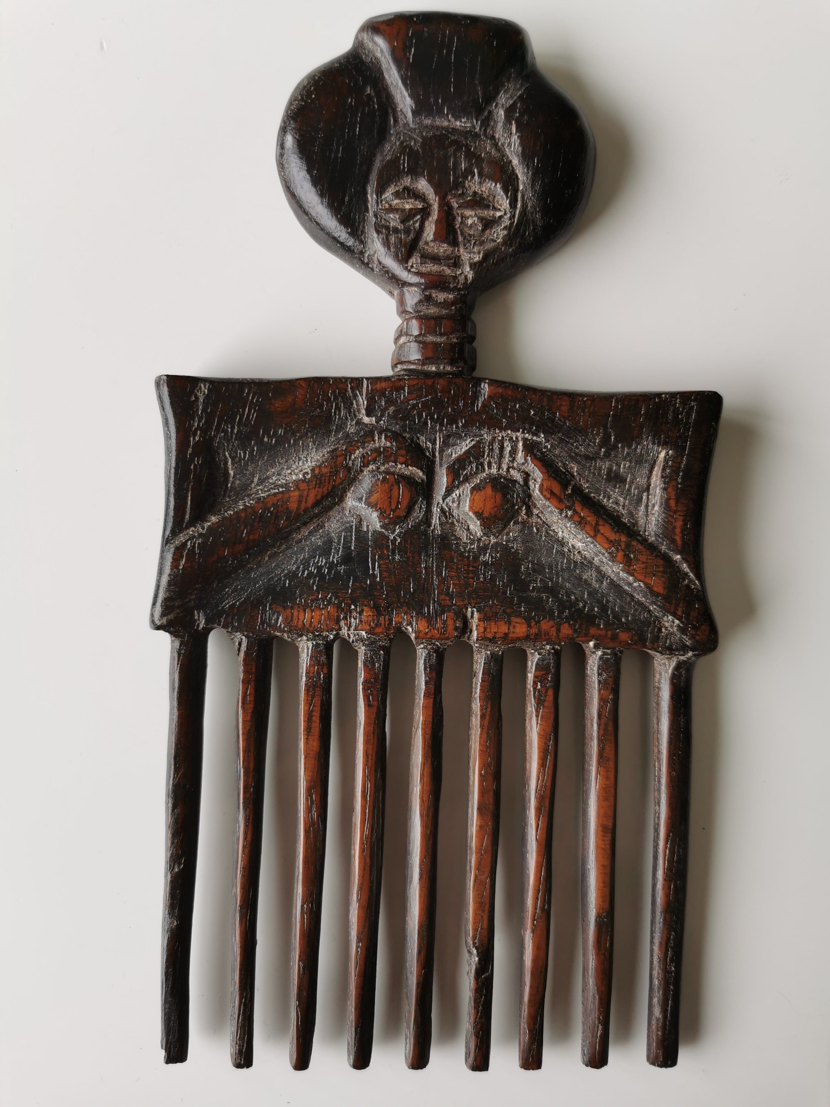 African Ashanti Female Wood Hair Comb Ghana – Tribal Art & Antiques