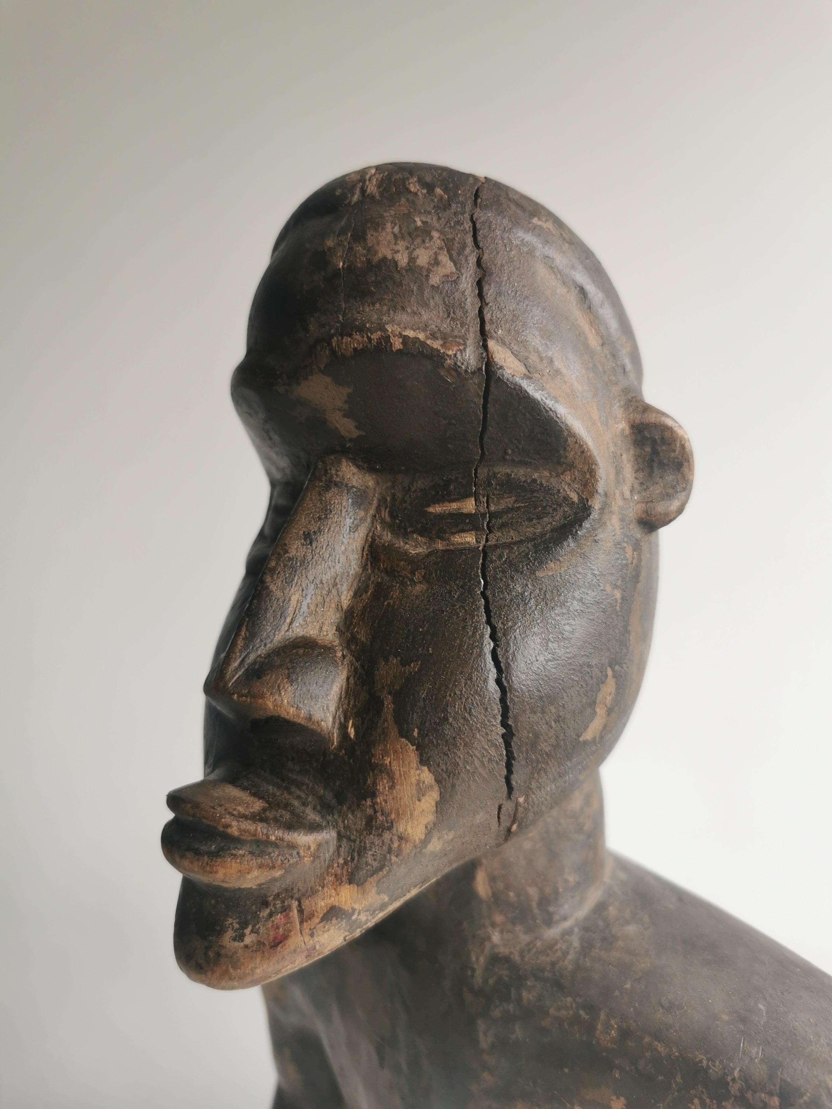 Wood Carved Luba Male Figure – Tribal Art & Antiques